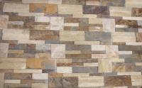 China Oyster Mixed Rusty Color S Clad Stacked Stone,Split Face Slate S Clad Stone Cladding,Thin Stone Veneer for sale