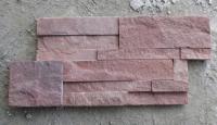 China Green Quartzite S Cut Stone Cladding Panel 180x350mm for Indoor Outdoor Wall for sale