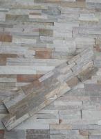 China Oyster Split Face Slate S Clad Thin Stone Veneer 600x150mm Indoor Outdoor Wall Cladding for sale