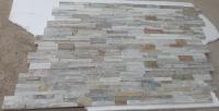China Oyster Split Face Slate S Clad Thin Stone Veneer 600x150mm Indoor Outdoor Wall Cladding for sale