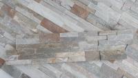 China Oyster Split Face Slate S Clad Thin Stone Veneer 600x150mm Indoor Outdoor Wall Cladding for sale