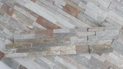 China Oyster Split Face Slate S Clad Thin Stone Veneer 600x150mm Indoor Outdoor Wall Cladding for sale