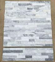China Cloudy Grey Quartzite Z Clad Stone Cladding 600x150mm Natural Split Thin Stone Veneer for sale