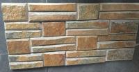 China Black Quartzite Stacked Stone Cladding 600x150mm Natural Split Ledger Panels for Indoor Outdoor Wall for sale