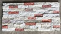 China Mixed Color Quartzite Stacked Stone Ledger Panels 600x150mm Natural Split Wall Cladding for sale