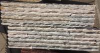 China Oyster Mountain Face Slate Stacked Stone Panel 600x150mm Outdoor Wall Cladding for sale