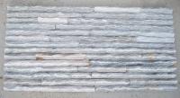 China Oyster Mountain Face Slate Stacked Stone Panel 600x150mm Outdoor Wall Cladding for sale