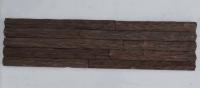 China Purple Mountain Face Sandstone Stacked Stone Ledger Panel 600x150mm Outdoor Wall Cladding for sale