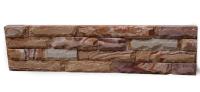 China Yellow Sandstone Mushroom Face Stacked Stone Panel 600x150mm Outdoor Wall Cladding for sale
