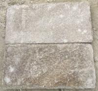 China Yellow Granite Wall Caps Natural Pillar Caps 55x55x4-5cm Outdoor Stone for sale