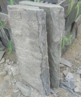 China Blue Quartzite Wall Caps Natural Stone Pillar Caps 55x55x4-5cm Outdoor Column Top for sale