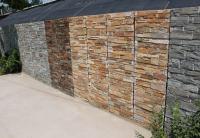 China Yellow Quartzite Column 40x40x30cm Natural Stone Pillar for Outdoor Gate for sale