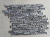 China Grey Granite Z Clad Stone Panels Natural Split Wall Cladding 600x150mm for sale