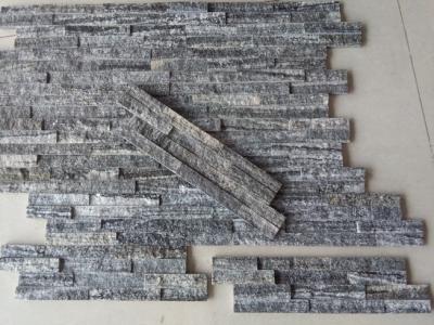 China Grey Granite Z Clad Stone Panels Natural Split Wall Cladding 600x150mm for sale