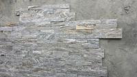 China Wood Grain Granite Culture Stone Ledger Panels 600x150mm Natural Split Stone Cladding for sale
