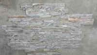 China Wood Grain Granite Culture Stone Ledger Panels 600x150mm Natural Split Stone Cladding for sale