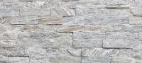 China Wood Grain Granite Culture Stone Ledger Panels 600x150mm Natural Split Stone Cladding for sale