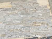 China Wood Grain Granite Culture Stone Ledger Panels 600x150mm Natural Split Stone Cladding for sale