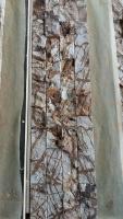 China Forest Brown Sandstone Culture Stone Ledgestone 600x150mm Natural Stacked Stone Wall Cladding for sale
