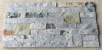 China Colorful Forest Quartzite Ledgestone Natural Stacked Stone Veneer 600x150mm Thin Stone Cladding for sale