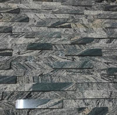 China China Juparana Granite 3D Culture Stone 600x150mm Polished Face Multicolour Ledgestone for Wall Cladding for sale