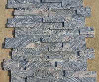 China China Juparana Granite 3D Culture Stone 600x150mm Polished Face Multicolour Ledgestone for Wall Cladding for sale
