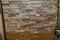 China Silver White Quartzite Stone Cladding,Natural Quartzite Culture Stone,Split Face Ledgestone,Blacksplash Stone Panels for sale