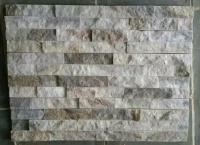 China Silver White Quartzite Stone Cladding,Natural Quartzite Culture Stone,Split Face Ledgestone,Blacksplash Stone Panels for sale