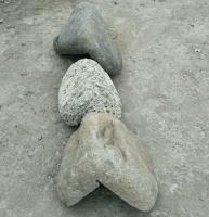 China Natural Multicolor Pebble Stone Wall Cladding 10-25cm for Indoor Outdoor Decoration for sale