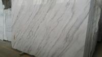 China Guangxi White Marble Slabs 20mm Polished Chinese Carrara Marble for Countertops for sale