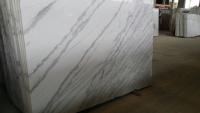 China Guangxi White Marble Slabs 20mm Polished Chinese Carrara Marble for Countertops for sale