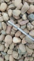 China Natural River Pebble Stone 5-10cm Multicolor Cobble for Wall Floor Landscaping Decoration for sale