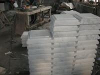 China Guangxi White Marble Wall Coping Pillar Cap 600x600mm Custom Sizes for B2B Export for sale