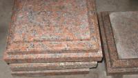 China G562 Granite Column Cap Custom Size Crown Red Granite Pillar Cap 20mm Thick for sale