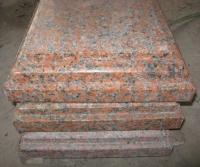 China G562 Granite Column Cap Custom Size Crown Red Granite Pillar Cap 20mm Thick for sale