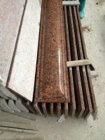 China Maple Leaf Red Granite Staircase Handrail 1000-1500mm Custom Balustrade G562 for sale