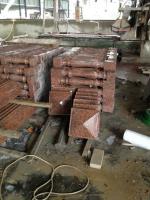 China G562 Red Granite Baluster Maple Leaf Red Handrail 1000-1500mm Custom Sizes for sale