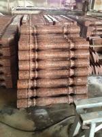 China G562 Crown Red Granite Baluster 1000-1500mm Maple Leaf Red Balustrade for sale