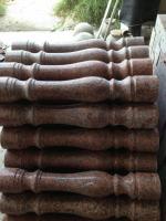 China G562 Crown Red Granite Baluster 1000-1500mm Maple Leaf Red Balustrade for sale