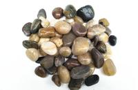 China Polished Multicolor Pebble Stones 2-3cm Natural River Cobbles for Landscaping Decoration for sale