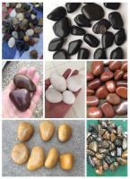 China Natural Water Washed Pebble Stones 2-5cm Multicolor River Cobbles for Landscaping Decoration for sale