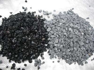 China Black Crushed Stone Gravel 1-3mm 3-5mm 5-8mm for Landscaping Driveway Garden Decoration for sale