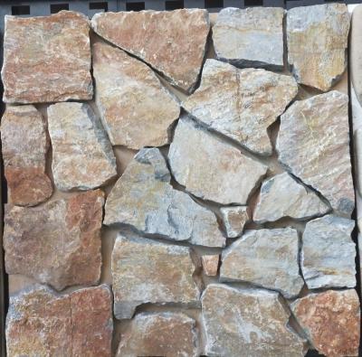 China New Oyster Quartzite Random Flagstone 2.5-3.5cm Natural Paving Stone for Landscaping for sale