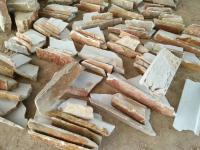 China New Yellow Quartzite Random Flagstone 2.5-3.5cm Natural Paving Stone for Landscaping for sale