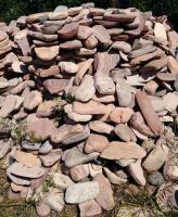 China Natural Multicolor Pebble Wall Stones 10-25cm for Indoor Outdoor Decoration for sale