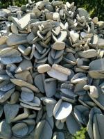 China Natural Multicolor Pebble Wall Stones 10-25cm for Indoor Outdoor Decoration for sale
