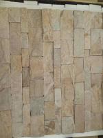 China New Yellow Slate Tiles Natural Stone Flooring Pavers Wall Cladding 60x30cm for sale