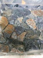 China Yellow Quartzite Random Flagstone 2.5-3.5cm Tumbled Crazy Stone for Patio Flooring for sale