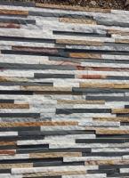 China Quartzite Slate Sandstone Waterfall Shape Ledgestone,Mini Stacked Stone,Multicolor Thin Stone Veneer for sale
