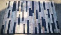China Natural Quartzite Slate Culture Stone Panel 600x150mm Mixed Colors Ledgestone Wall Cladding for sale